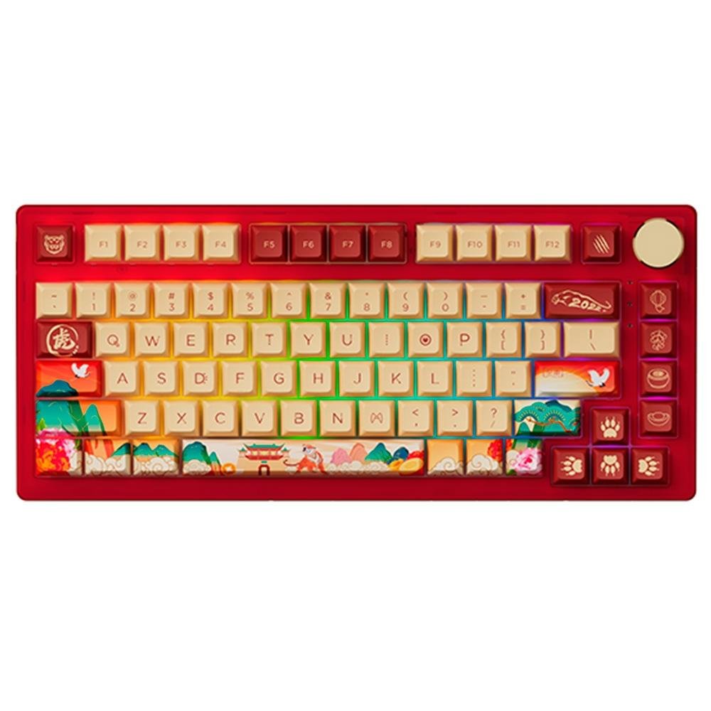 Teclado Mecânico Akko PC75B Plus Year Of Tiger, RGB, Bluetooth e USB ...