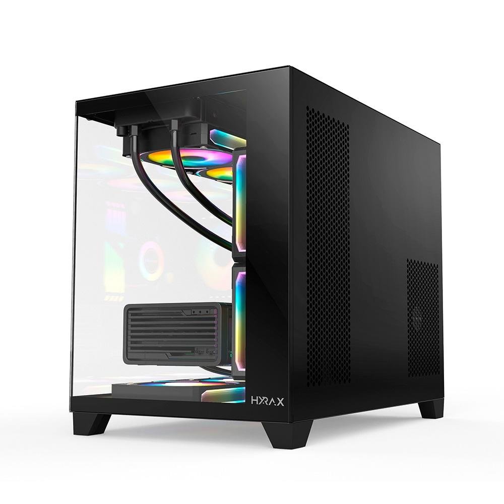Gabinete Gamer Hyrax HGB730 Preto | KaBuM!