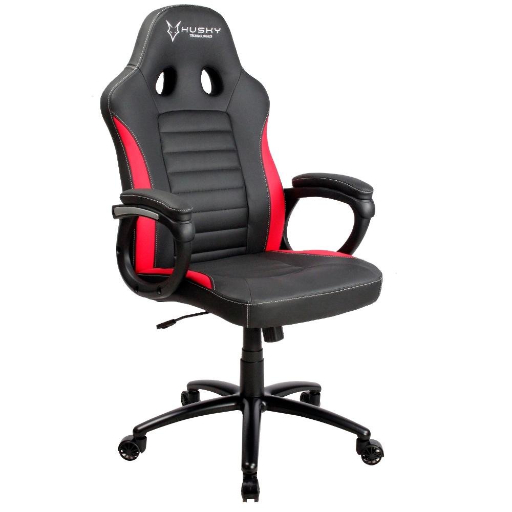 Cadeira Gamer Husky Polar, Preto/Vermelho | KaBuM!
