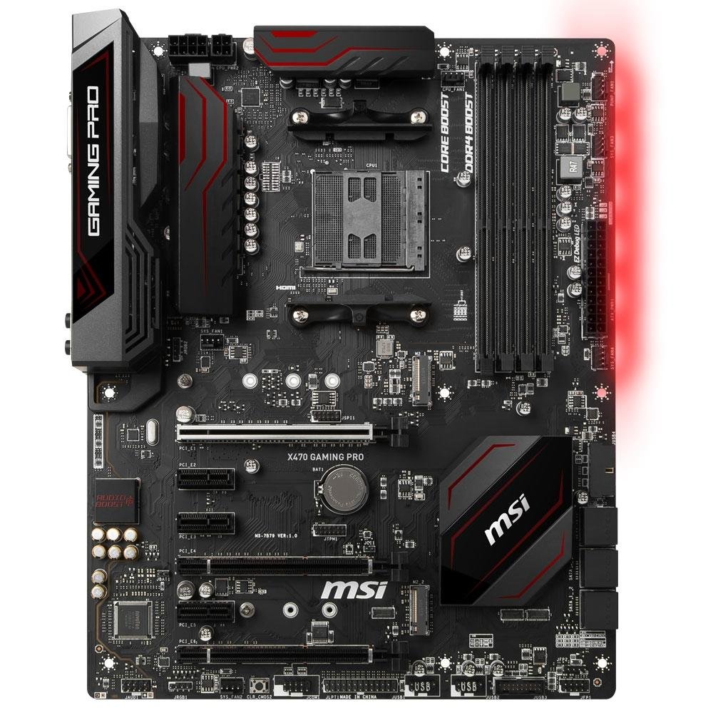 Placa-Mãe MSI X470 Gaming Pro, AMD AM4, ATX, DDR4
