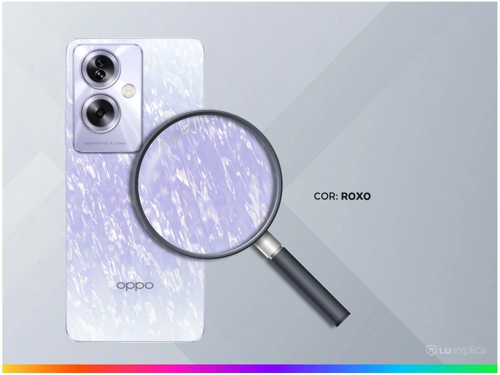 Smartphone OPPO A79 256GB Roxo 5G 8GB + 8GB (RAM+)