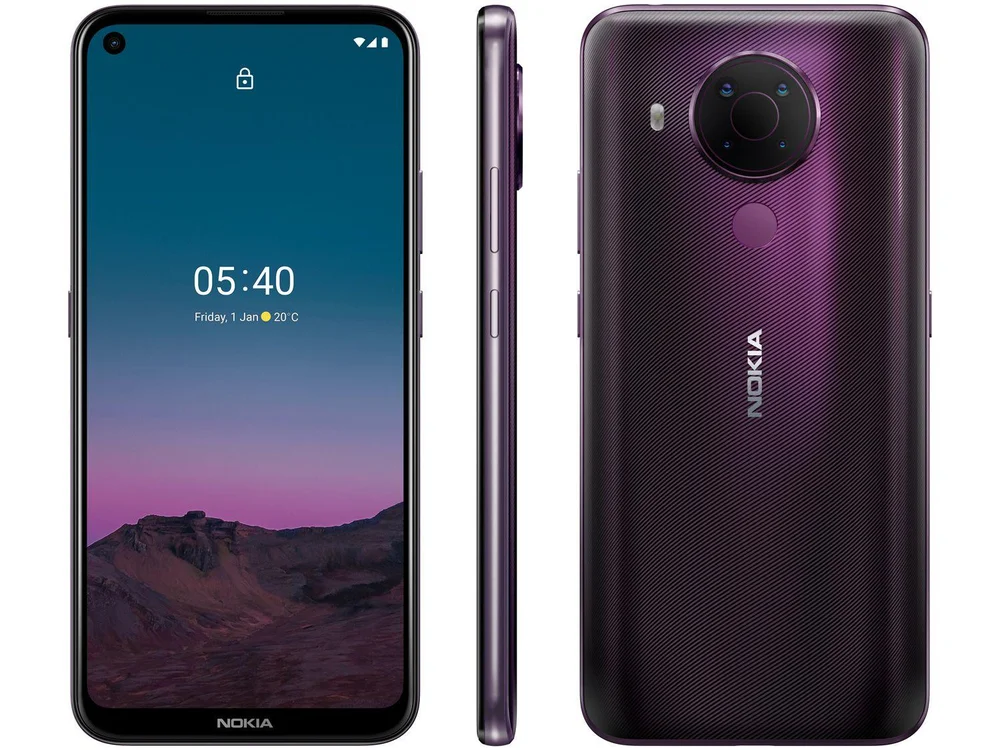 Smartphone Nokia 5.4 128GB Roxo 4G Octa-Core - 4GB