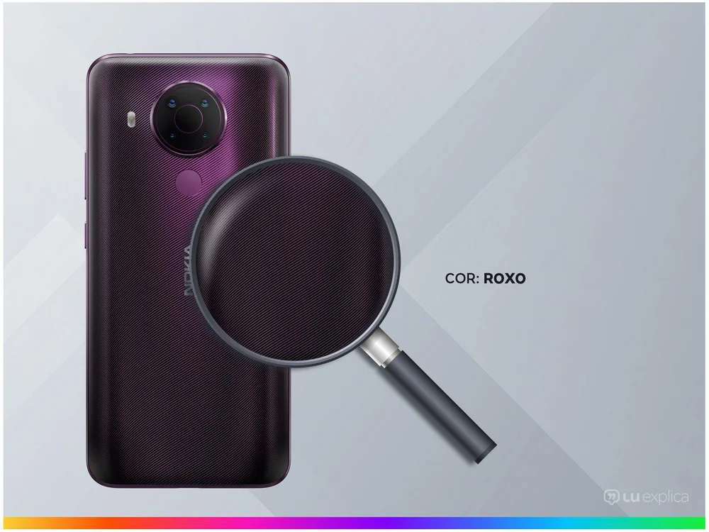 Smartphone Nokia 5.4 128GB Roxo 4G Octa-Core - 4GB