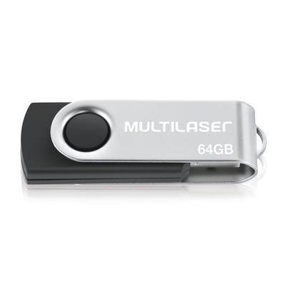 Pen Drive 64GB Multilaser Twist KaBuM