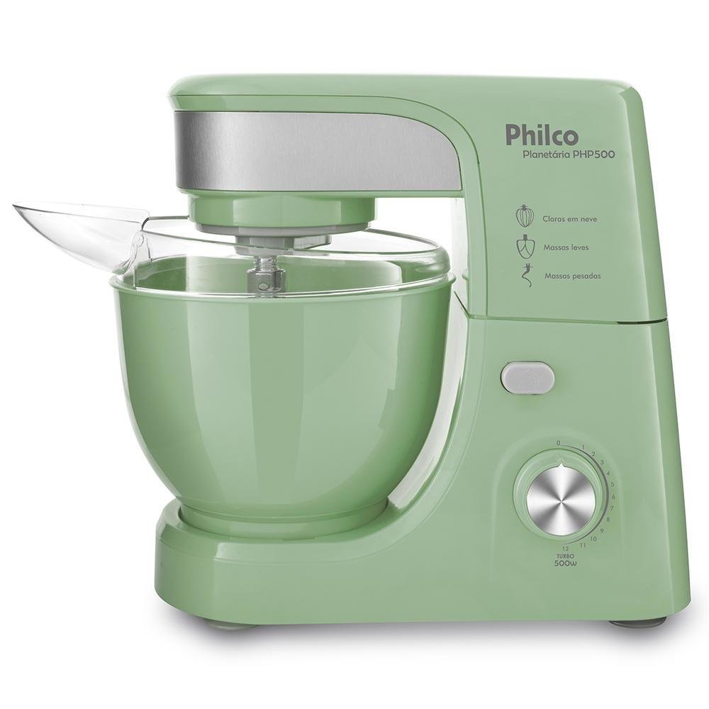 Batedeira Planetária Philco PHP500 Turbo Green
