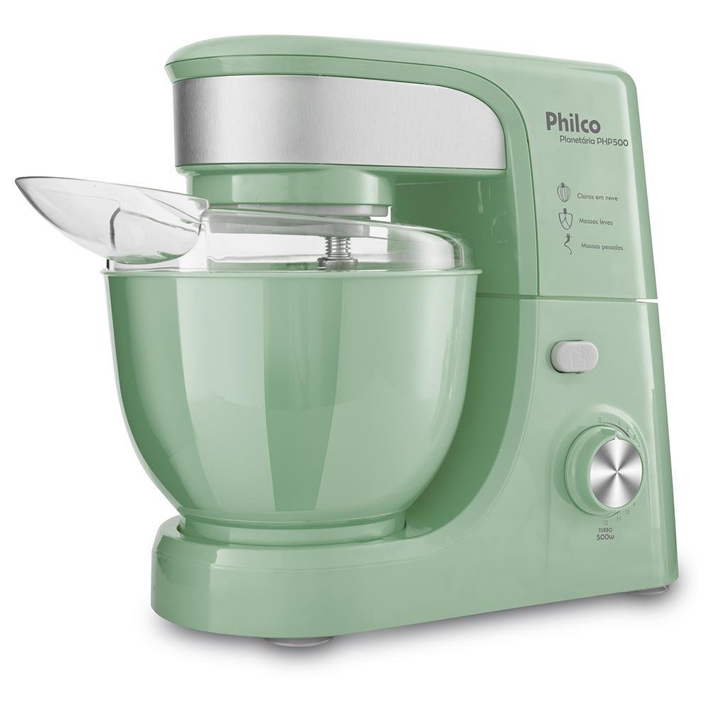 Batedeira Planetária Philco PHP500 Turbo Green