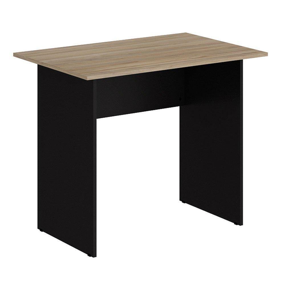 Mesa de Escritório Retangular 90cm CalviPreto