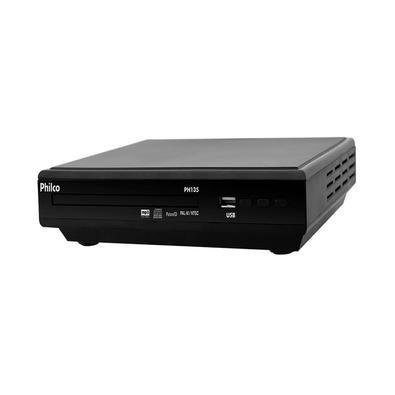 DVD PLAYER Philco, Entrada USB, Bivolt - PH135