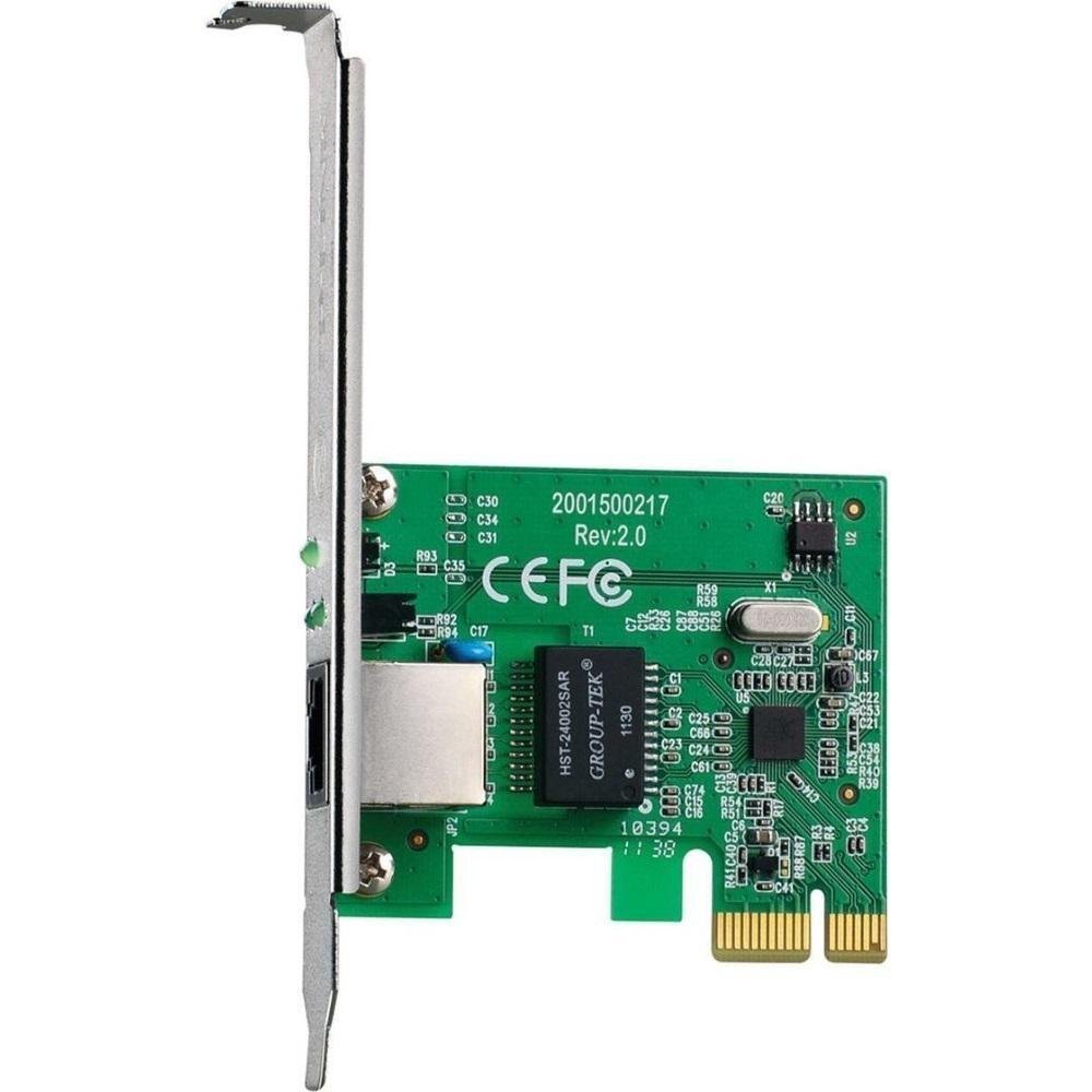 Placa Rede Gigabit, Pci-e, Rj45, Ethernet, 10/100/1000, Dp-02
