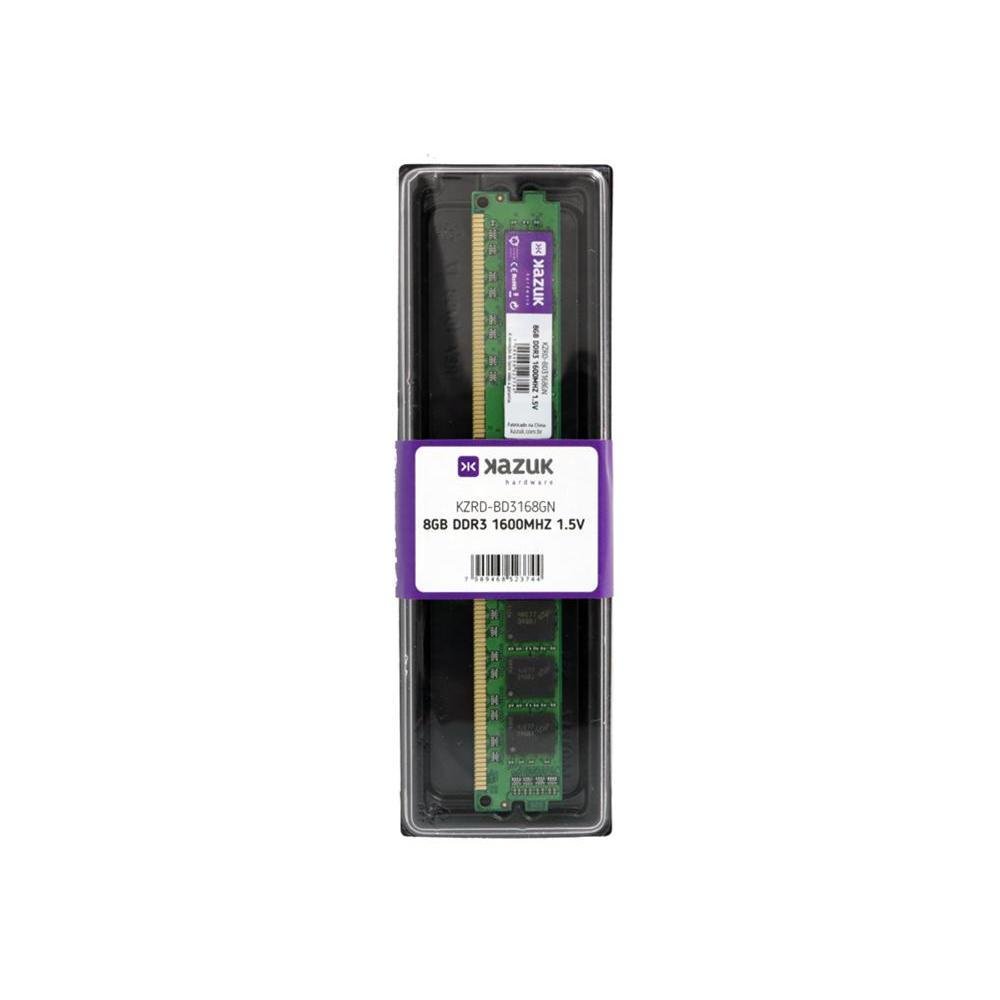 Memória RAM Kazuk Desktop 8GB DDR3 1600MHZ | KaBuM!