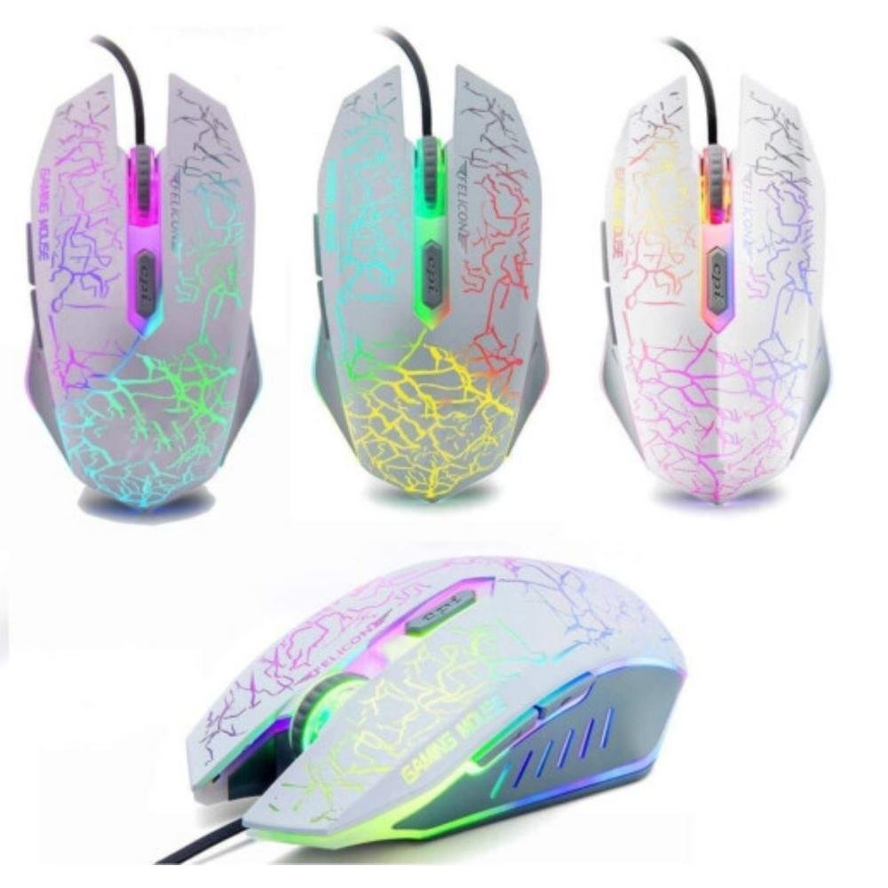 Mouse Gamer Profissional Barato Com Led Rgb E Dpi
