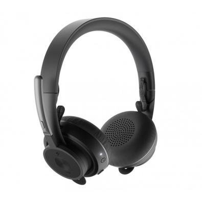 Headset Logitech Zone, Wireless, Estério, Bluetooth - 981-000913 - Cor ...