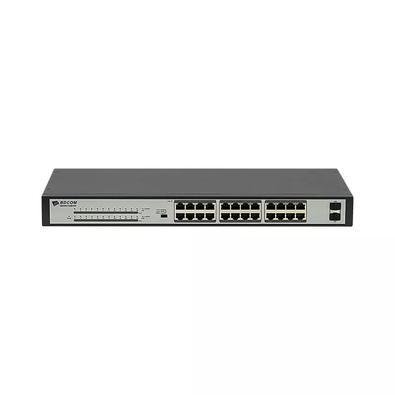 Switch BDCOM 24 Portas + 2 Sfp - S1526-24p | KaBuM!