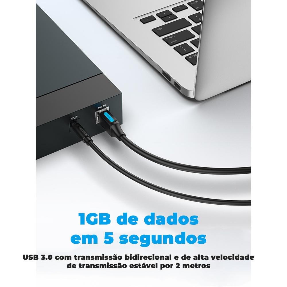 Cabo USB B 30 Premium 15M HD Ext Monitor KaBuM