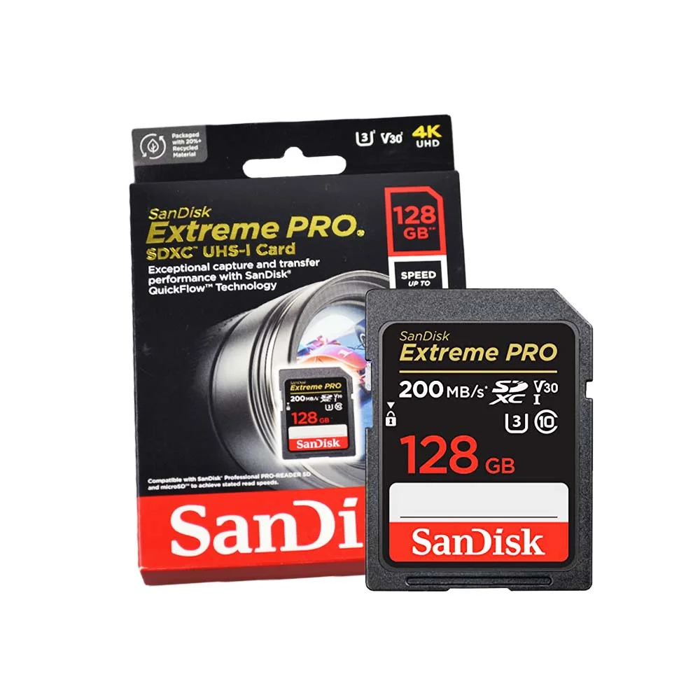 Carto De Memória Sandisk Extreme Pro 128GB KaBuM
