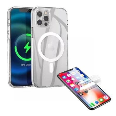 Capa Silicone Transparente Iphone 12 KaBuM