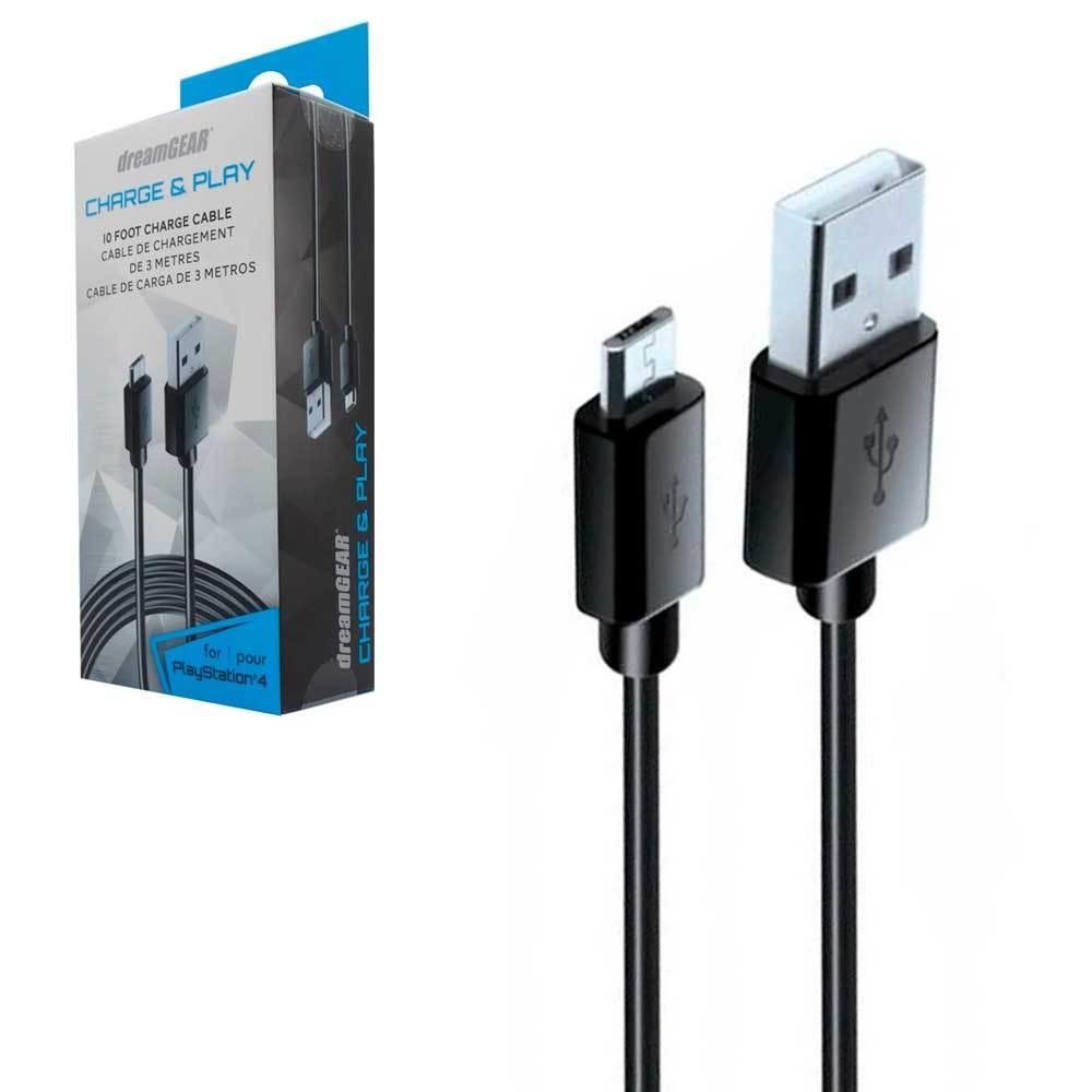 Cabo Charge E Play Micro Usb Para Ps4 KaBuM