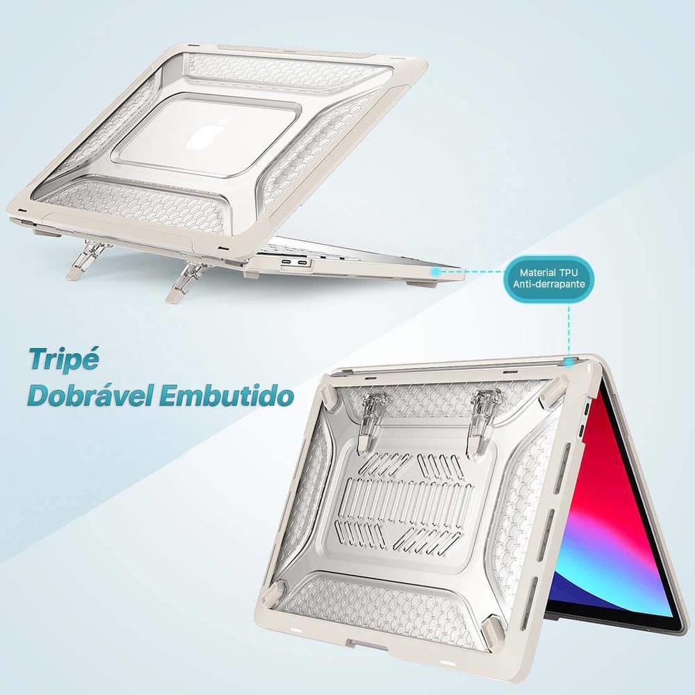 Capa Anti Impacto P Macbook Pro 133 Bege KaBuM