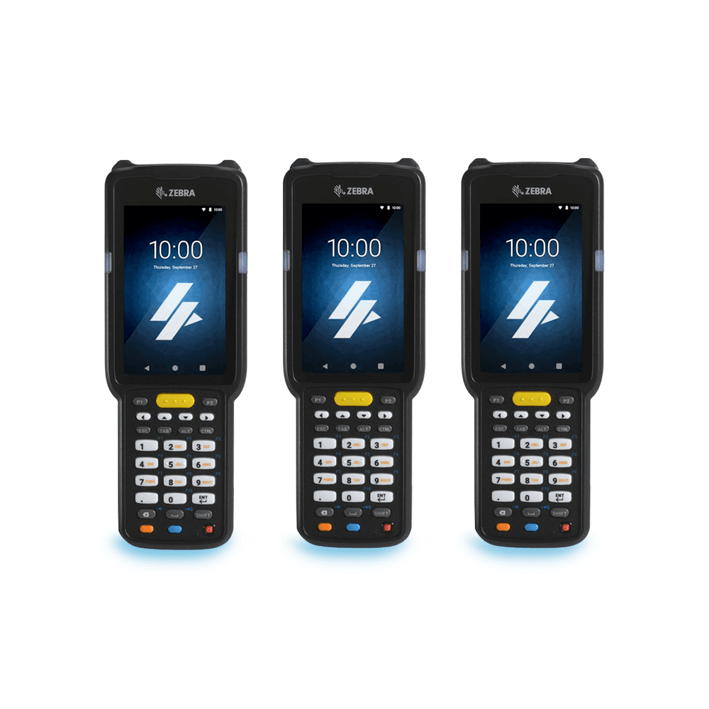 Kit 3 Coletores De Dados Zebra Mc33s Touch 2D