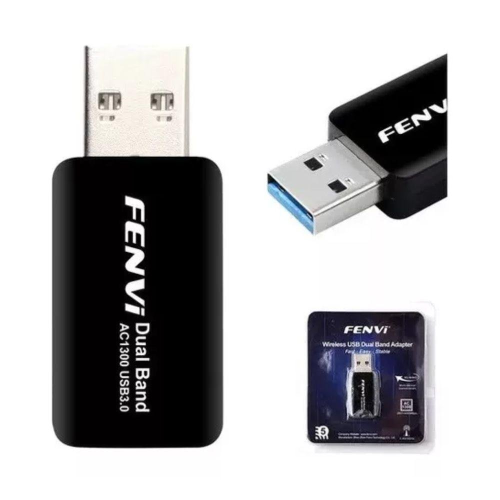 Adaptador WiFi USB Fenvi banda dupla KaBuM