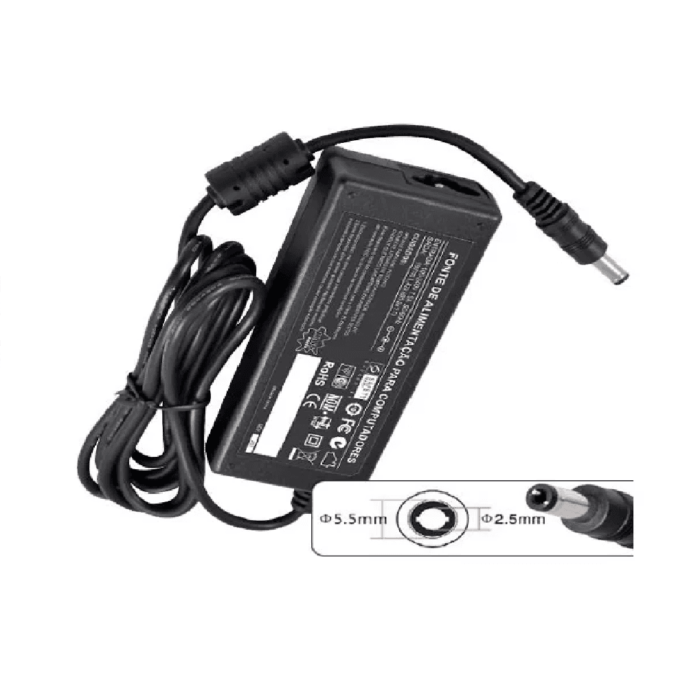 Fonte Notebook 19v 474a 55x25mm KaBuM