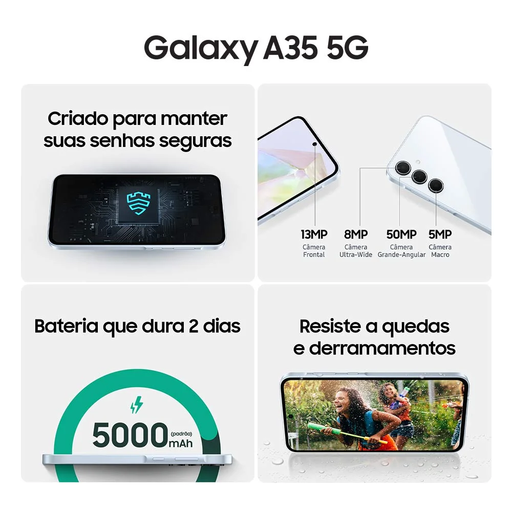 Celular Samsung Galaxy A35 5g KaBuM