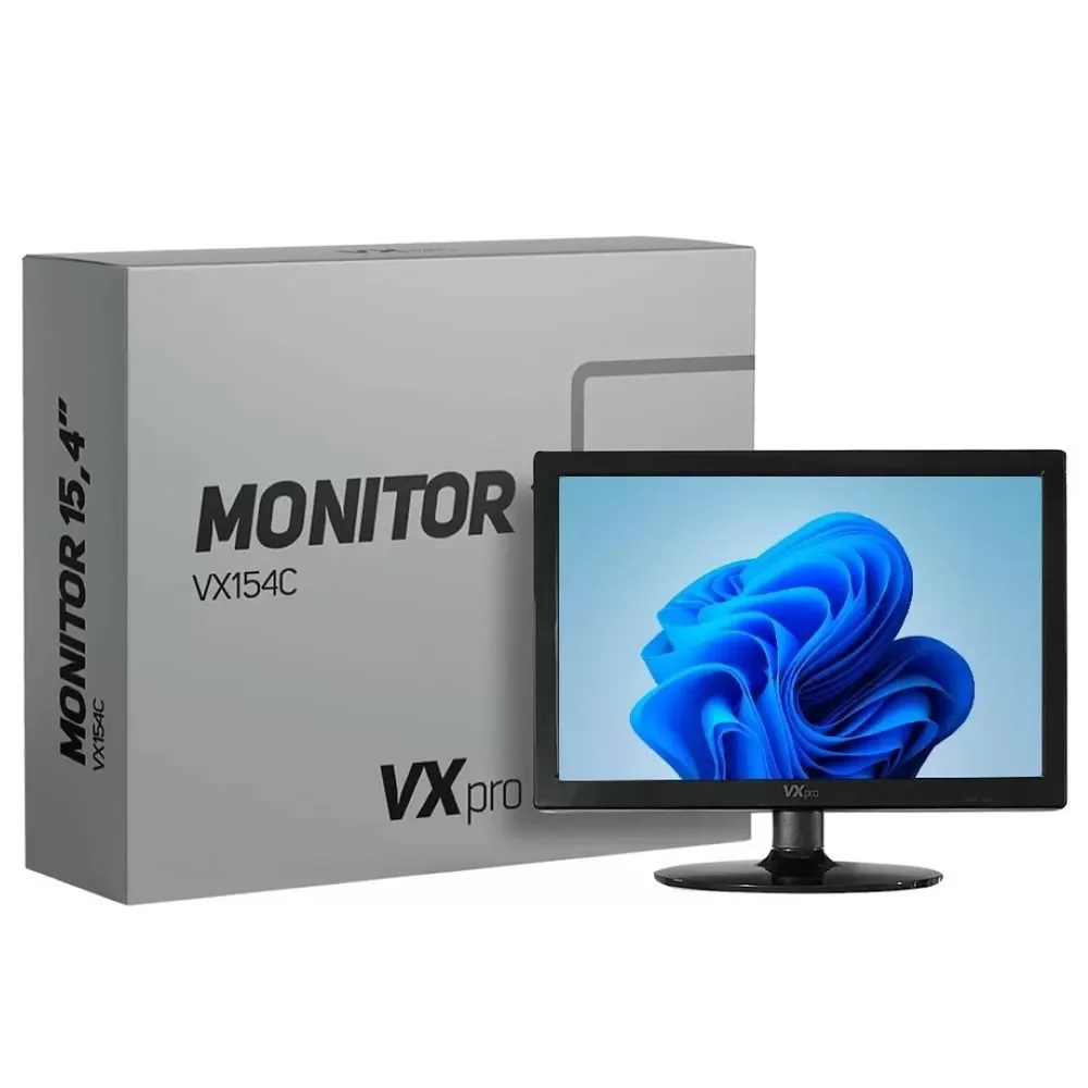 Monitor 15 Polegadas Preto Corporativo Office